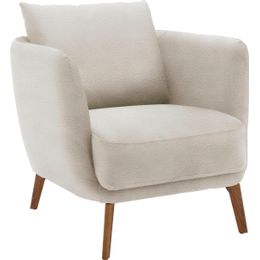 Schöner Wohnen Kollektion Sessel, B:86cm H:68cm T:86cm, weiß, SCHÖNER WOHNEN-KOLLEKTION, 96% Polyester, 4% Polyacryl, Wohnzimmer, Sessel, "Pearl - 5 Jahre Hersteller-Garantie,