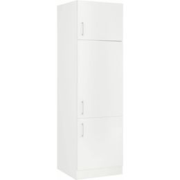 K&uuml;hlumbauschrank KOCHSTATION, B:60cm H:200cm T:60cm, wei&szlig;, Schr&auml;nke, "KS-Utah"