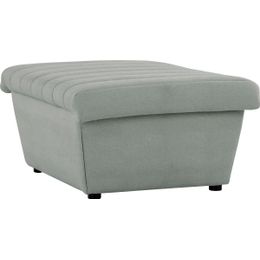 Hocker, B:90cm H:43cm T:105cm, grün, LOOKS by Wolfgang Joop, 100% Polyester, Wohnzimmer, Hocker, "LOOKS VIII", Quersteppung, passend zur Serie LOOKS