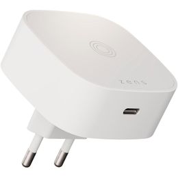 ZENS Wireless Charger "Wireless Charging Adapter", B:6,1cm H:6,1cm T:6,1cm, weiß, Ladegeräte