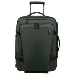 Samsonite Damen Reisetasche "ARMOX, 55 cm", gr&uuml;n, Polyester, Taschen, Duffle mit Rollen TSA-Schloss Packgurte Trolley-Gest&auml;nge