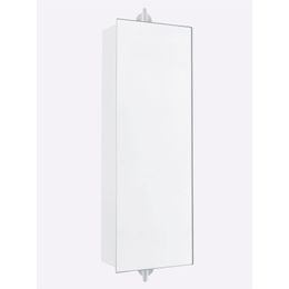 Hochschrank HEINE HOME, B:28cm H:95cm T:24cm, wei&szlig;, Metall, Schr&auml;nke