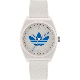 Damen Quarzuhr "PROJECT TWO", weiß, adidas originals, Armbanduhren, Armbanduhr, Damenuhr, Herrenuhr, unisex, analog