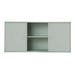 Sideboard, B:61cm H:133cm T:42cm, gr&uuml;n, HAMMEL FURNITURE, Massivholz, Spanplatte, Wohnzimmer, Sideboards, "Mistral, Hochwertig Schrank,
