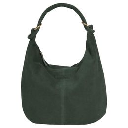 Bruno Banani Damen Shopper, grün, Leder, unifarben, Taschen, echt Leder