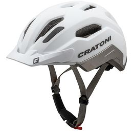 Cratoni Fahrradhelm "City C-Classic", 54/58 Kopfumfang: 54cm - 58cm, wei&szlig;, Helme