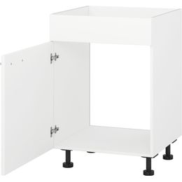 Spülenschrank KOCHSTATION, B:60cm H:75cm T:56cm, weiß, Küche, Schränke, ""KS-Scafa"", in verschiedenen Breiten, wahlweise Türanschlag rechts oder