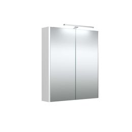 Badezimmerspiegelschrank Welltime, B:58,2cm H:65cm T:12cm, wei&szlig;, FSC-zertifizierter Holzwerkstoff, Schr&auml;nke, "Joy", Breite 78 cm, mit 2 T&uuml;ren, mit