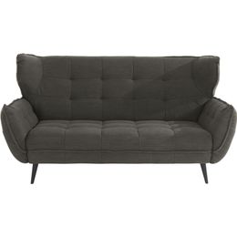 2-Sitzer LEONIQUE, B:191cm, gr&uuml;n, 100% Polyester, Sofas, "Ariana", Big-Sofa bzw. stylischer Hochlehner