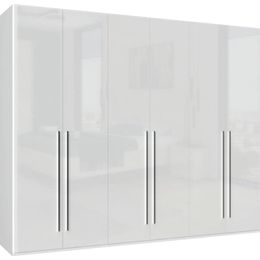 Kleiderschrank Places of Style, B:272cm H:224cm T:56cm, weiß, Spanplatte, Kinderzimmer, Schränke, "Piano, UV lackiert, hochglänzend in beige oder