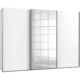 Schwebet&uuml;renschrank wimex, B:300cm H:216cm T:65cm, wei&szlig;, Schr&auml;nke, "Level by fresh to go"
