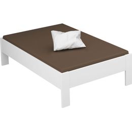 Futonbett Rauch, B:126cm H:50cm L:208cm, weiß, Betten, "Aditio", ohne Kopfteil
