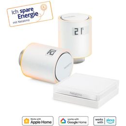 Netatmo Raumthermostat "Smarte Heizkörperthermostate Starterpaket", weiß, Raumthermostate