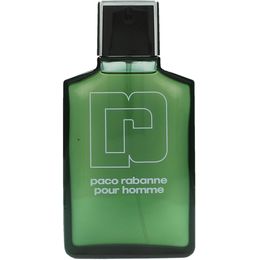 Paco Rabanne Damen Eau de Toilette "Pour Homme", 100ml, gr&uuml;n, Parf&uuml;ms, W&uuml;rziger Duft mit Lavendel, Thymian, Nelke, Geranie und Tabak.