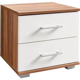 Nachtkommode Priess, B:41cm H:37cm T:38cm, weiß, Sideboards
