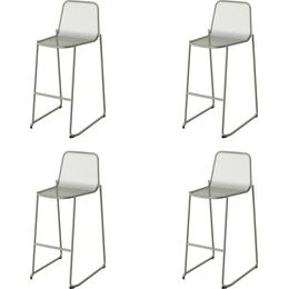 Barhocker Essentials, B:52cm H:105cm T:52cm, gr&uuml;n, Hocker, "Mase", stapelbar