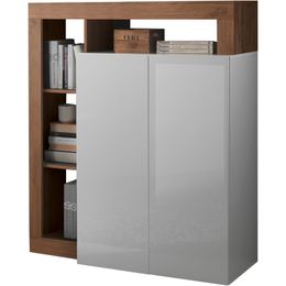 Highboard Inosign, B:108cm H:126cm T:42cm, weiß, Wohnzimmer, Sideboards, "Hamburg", Breite 108 cm