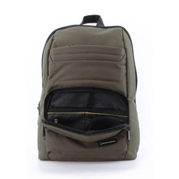 Damen Cityrucksack "Pro", National Geographic, grün, Nylon, Rucksäcke, mit gepolstertem Tablet-Fach