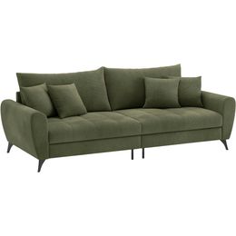 Big-Sofa MR. COUCH, B:260cm H:71cm T:108cm, grün, Memphis (Grundgewebe - 100% Polyester; Nutzschicht- 90% Polyester / 10% Polyamide), Sofas,