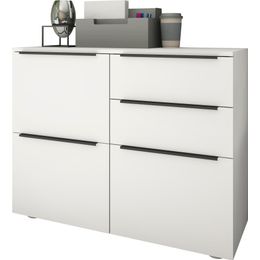 borchardt M&ouml;bel Aktenschrank BORCHARDT M&Ouml;BEL, B:93cm H:72cm T:35cm, wei&szlig;, Spanplatte, B&uuml;ro, Schr&auml;nke, "Tom", Breite 93 cm, Mehrzweckschrank