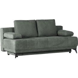 Schlafsofa GUTMANN FACTORY, B:195cm H:77cm T:100cm, gr&uuml;n, Wohnzimmer, Sofas