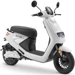 Luxxon E-Motorroller "E2100", 45 km/h, wei&szlig;, Elektromotorroller, bis zu 50 km Reichweite, mit Stra&szlig;enzul., 2 Sitzpl&auml;tze, f&uuml;r Erwachsene