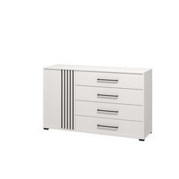 Kommode Inosign, B:138cm H:82cm T:40cm, wei&szlig;, MDF, Spanplatte, Schlafzimmer, Sideboards, "Ascalon Sideboard, Breite 138 oder 93 cm, mit ABS