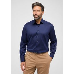 Eterna Herren Langarmhemd "COMFORT FIT", blau, Gr. 45, Twill, 100% Baumwolle, Hemden, NON IRON (b&uuml;gelfrei)
