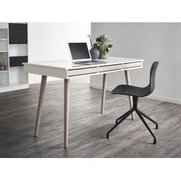 Schreibtisch, B:137,4cm H:75cm T:60cm, weiß, HAMMEL FURNITURE, Büro, Tische, "Mistral Bürotisch, Arbeitstisch, Tisch, Computertisch", Holzbeinen, B: