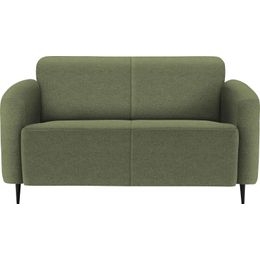 2-Sitzer Inosign, B:140cm H:76cm T:90cm, grün, Struktur fein 100% Polyester;Luxus-Microfaser weich 100% Polyester, Sofas, "Marone"