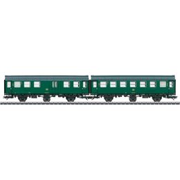 Märklin MÄRKLIN Kinder Personenwagen "Umbauwagen B3yge 2. Klasse - 43196", grün, L:30,5cm, Modelleisenbahn-Fahrzeuge, und BD3yg 2. Klasse mit Gepäckabteil