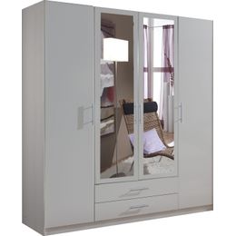 Kleiderschrank wimex, B:180cm H:198cm T:58cm, wei&szlig;, Schlafzimmer, Schr&auml;nke, "Cliff"