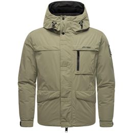 STONE HARBOUR Herren Winterjacke "Yorchii XX", grün, Gr. S, Obermaterial: 100% Polyester; Innenfutter: 100% Polyester; Wattierung: 100% Polyester;