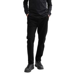 Herren Jogger Pants, schwarz, Gr. S, Tom Tailor Denim, unifarben, Obermaterial: 75% Polyester, 22% Viskose, 3% Elasthan. Futter: 100% Polyester,