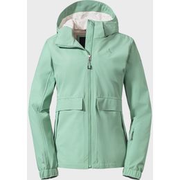 Sch&ouml;ffel SCH&Ouml;FFEL Damen Outdoorjacke "Jacket Lausanne L", gr&uuml;n, Gr. 38, Oberstoff : 100% Polyester (Membran: Polyurethan) Futter : 100% Polyester Futter Rumpf