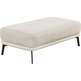 Schöner Wohnen Kollektion Hockerbank, B:120cm H:45cm T:70cm, weiß, SCHÖNER WOHNEN-KOLLEKTION, 96% Polyester, 4% Polyacryl, Hocker, "Pearl - 5 Jahre Hersteller-Garantie, auch