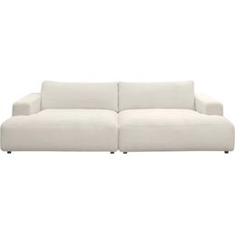 Loungesofa Musterring, B:292cm H:81cm T:147cm, weiß, Sofas, "Lucia", Cord-Bezug, Breite 292 cm