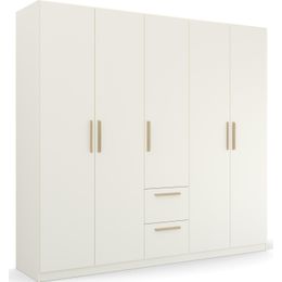 Kleiderschrank Rauch, B:226cm H:210cm T:54cm, wei&szlig;, Holzwerkstoff, Schlafzimmer, Schr&auml;nke, "Skandi by Quadra Spin Schlafzimmerschrank", im