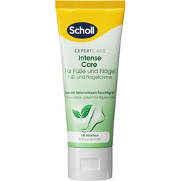 Scholl Fußcreme "ExpertCare", 75ml, weiß, Hautpflegemittel, reichaltige Fuß- und Nagelcreme für raue Füße