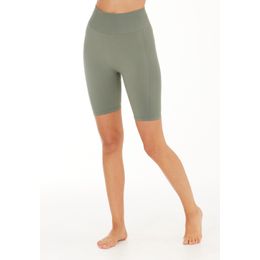 ENDURANCE ATHLECIA ATHLECIA Damen Funktionstights "Nagar", grün, Gr. L, unifarben, 83% Nylon, 16% Elasthan, 1% Polyester, Hosen, mit hohem Bund