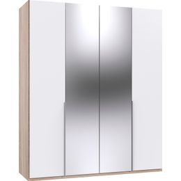 Kleiderschrank wimex, B:180cm H:208cm T:58cm, weiß, Schlafzimmer, Schränke, "New York"