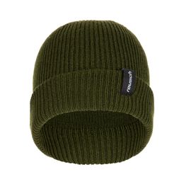 Reusch Damen Beanie "Eddie", gr&uuml;n, unifarben, 100% Polyacryl, M&uuml;tzen, mit dezentem Marken-Label