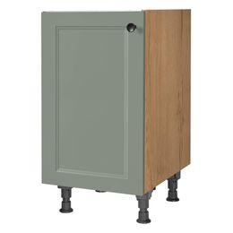 Sp&uuml;lenschrank Nobilia, B:45cm H:87cm T:58,3cm, gr&uuml;n, K&uuml;che, Schr&auml;nke, ""Cascada", Ausrichtung w&auml;hlbar, vormontiert, in den Breiten", 45 und 60 cm,