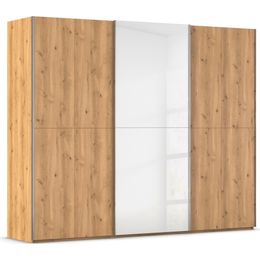 Schwebetürenschrank Rauch, B:271cm H:223cm T:68cm, weiß, Holz teilmassiv, Schränke, "Kleiderschrank Schrank Garderobe Schlafzimmerschrank