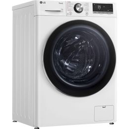 LG Waschmaschine "F4WR7012", B:60cm H:85cm T:62cm, schwarz-weiß, Waschmaschinen, Steam Funktion