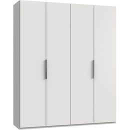Kleiderschrank wimex, B:200cm H:236cm T:58cm, weiß, Schlafzimmer, Schränke, "Level by fresh to go", ohne Schubladen