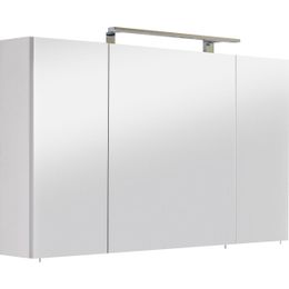 Spiegelschrank Optifit, B:120cm H:68cm T:17,6cm, wei&szlig;, Badezimmer, Schr&auml;nke, "Mino", Breite 120 cm