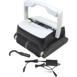 Poolroboter Ubbink, B:47cm H:25cm L:47cm, schwarz-wei&szlig;, Kunststoff, Poolbodensauger, "RobotClean Accu XL Pro", akkubetrieben, f&uuml;r Reinigung von