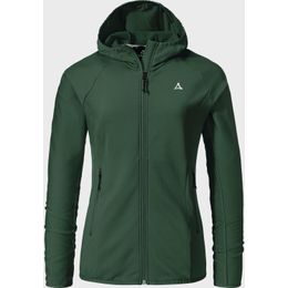 Schöffel SCHÖFFEL Damen Fleecejacke "Hiking Fleece Hoody Style Cascata WMS", grün, Gr. 36, Oberstoff: 94% Polyester, 6% Elasthan, Jacken