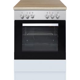 Herdumbauschrank KOCHSTATION, B:60cm H:85cm T:60cm, wei&szlig;, Schr&auml;nke, "KS-Mali", Breite 60 cm